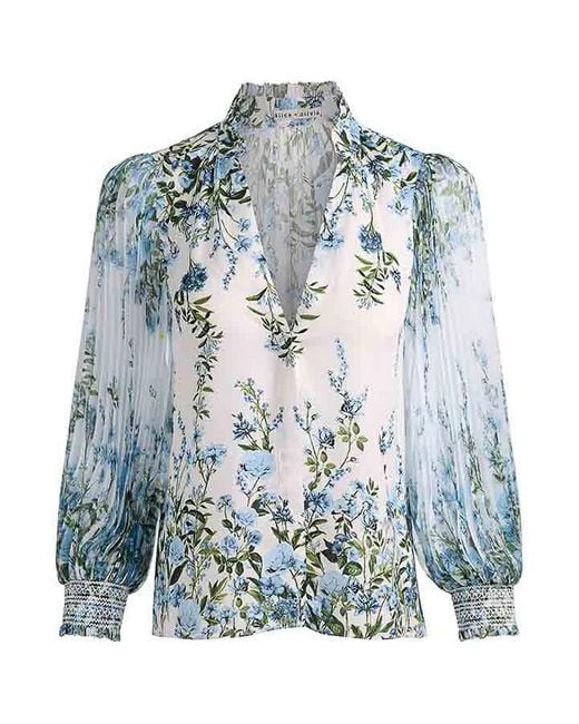 Alice + Olivia Ilan in Blue | Lyst UK
