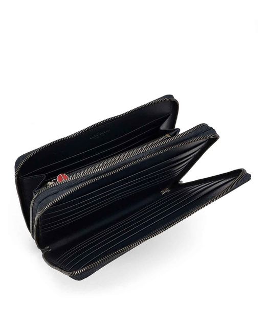 Kiton Leather Documents Holder in Blue for Men | Lyst UK