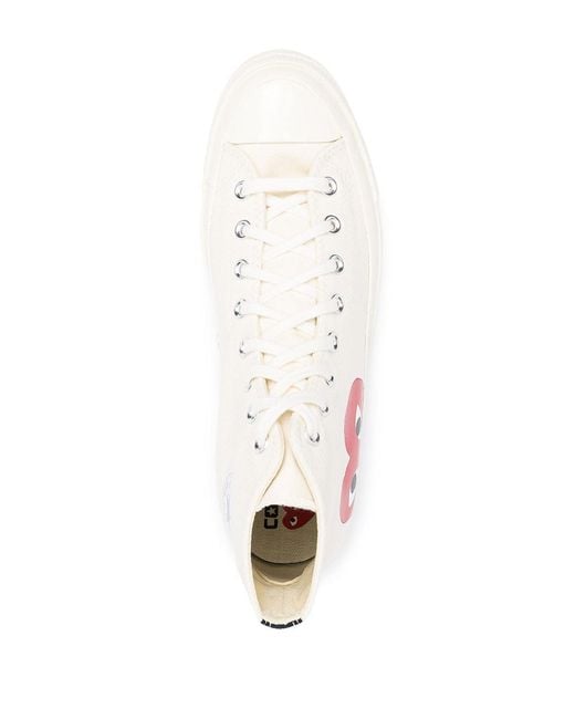 COMME DES GARÇONS PLAY Ct70 Hi Top Sole in White | Lyst UK