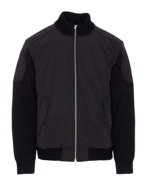 Moose Knuckles Magnus Knit Down Jacket in Black for Men | Lyst UK