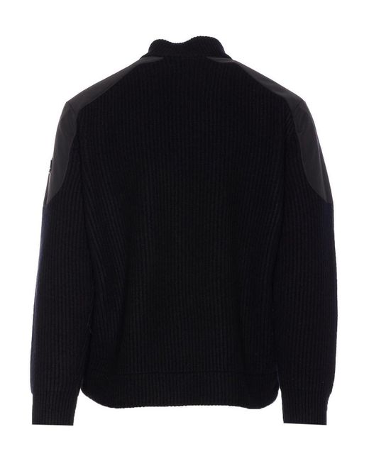 Moose Knuckles Magnus Knit Down Jacket in Black for Men | Lyst UK