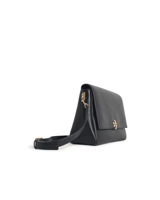 Tory Burch Charlie Medium Shoulder Bag in Gray | Lyst