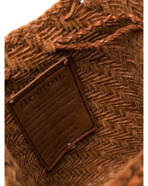 Dragon Diffusion Pompom Tan Bag in Brown | Lyst