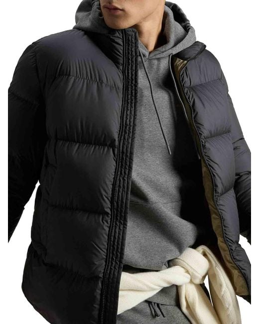 Woolrich Cloud Microfiber Down Jacket in Grey for Men | Lyst UK