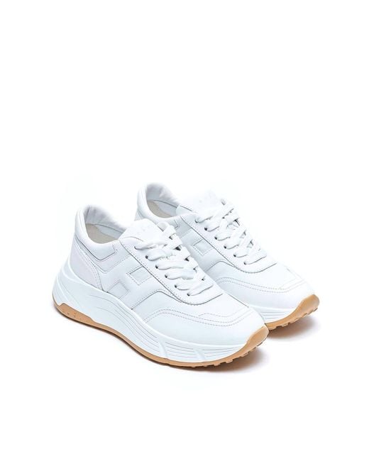 Hogan Hi-Fi Sneakers in White | Lyst UK