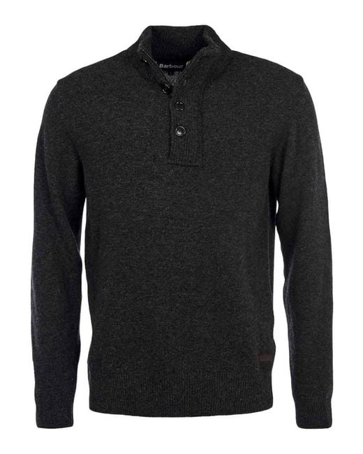 Barbour Cardigan in Black for Men | Lyst