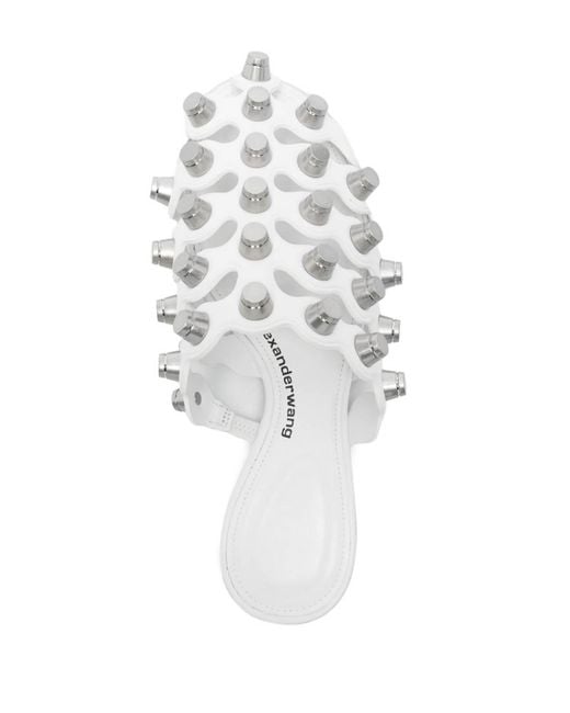 Alexander Wang Rexa Cage Mules in White | Lyst