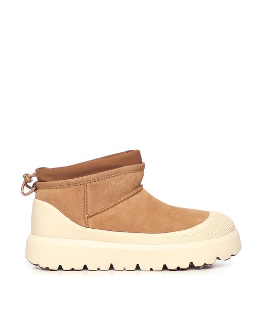 UGG Classic Ultra Mini Weather Hybrid Boots in Natural for Men | Lyst