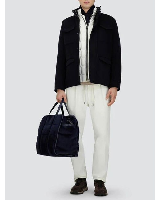 Herno Field Jacket in Blue for Men | Lyst UK
