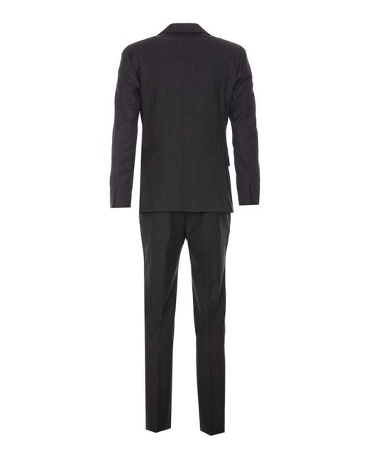 Colamarino Dark Suit in Black for Men | Lyst