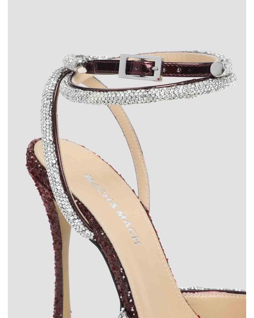 Mach & Mach Double Bow 110 Pumps in White | Lyst
