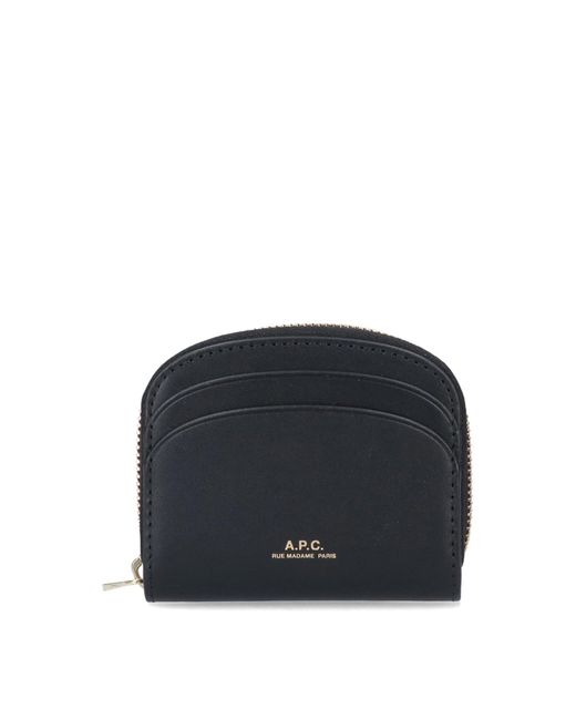 A.P.C. Small Wallet in Blue | Lyst