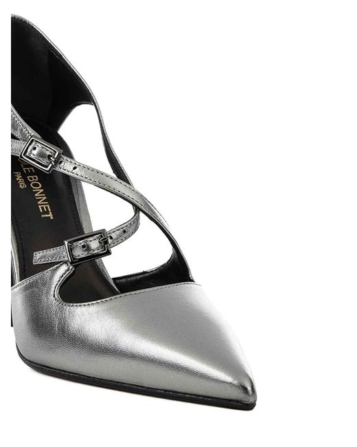 Chantal Leather Pumps in Metallic | Lyst