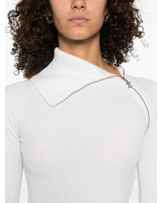 Sportmax Sweater in White | Lyst UK