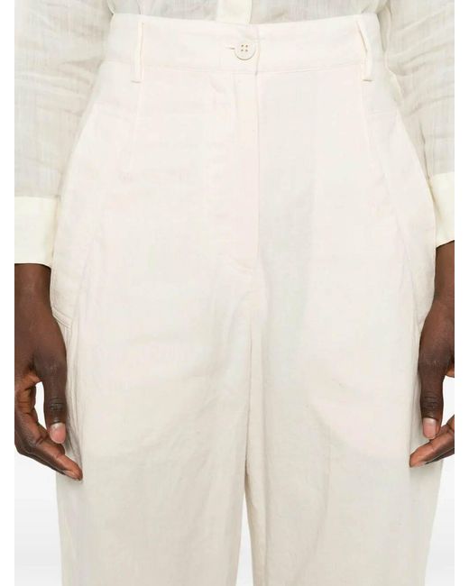 Dries Van Noten Pants Ecr in White | Lyst UK