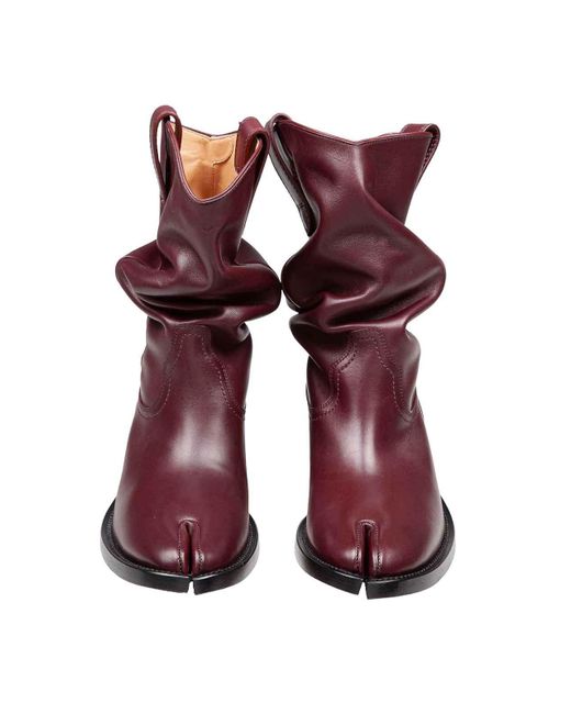 Maison Margiela Tabi Texan Boot in Purple | Lyst