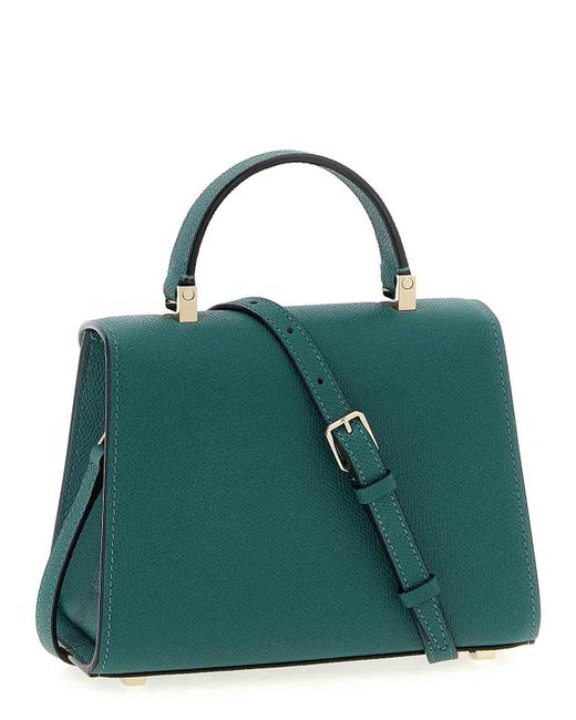 Valextra Micro Crossbody Bag in Green | Lyst