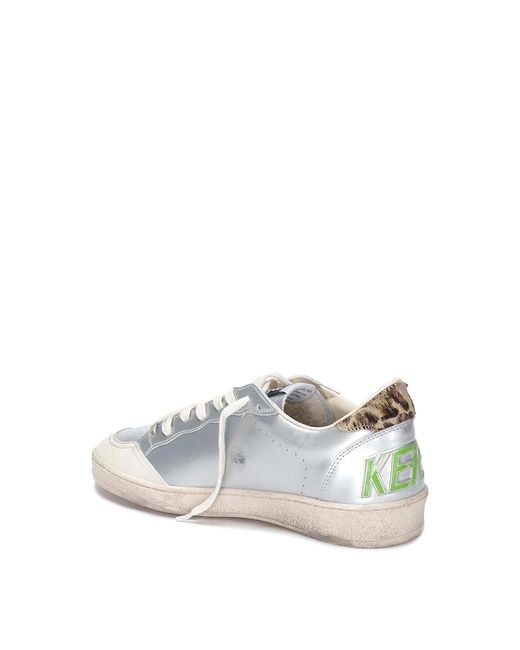 Golden Goose Ballstar Suede Leather Upper Toe in White for Men | Lyst