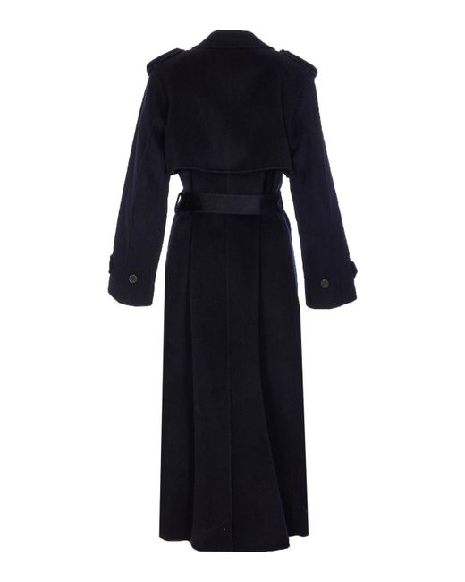 IVY & OAK Colette Coat Double Breasted in Blue | Lyst UK