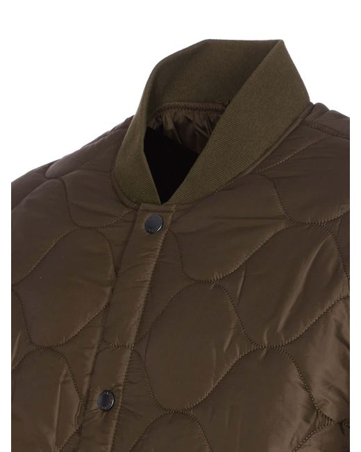 Barbour Cording Quilted Jacket Buttons Closure in Brown for Men | Lyst UK