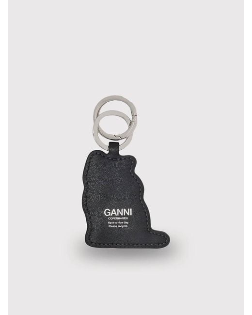 Ganni Dog Shaped Keychain in Blue | Lyst UK
