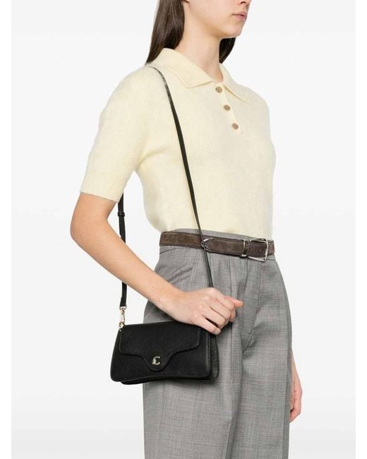 Coccinelle Hi-Tech Accessories Grained Leath in Black | Lyst UK