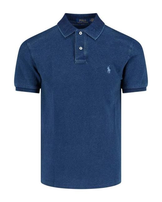 Polo Ralph Lauren Logo Pole in Blue for Men | Lyst UK