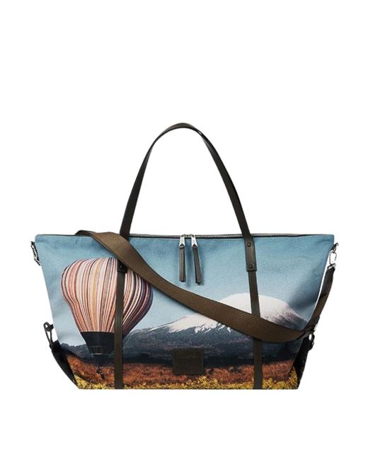 Paul Smith Signature Stripe Balloon Mount Fuji Holdall in Blue for Men ...
