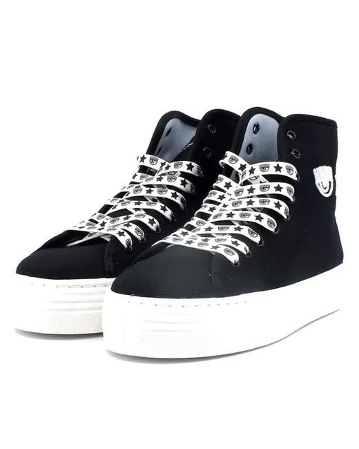 Chiara Ferragni Sneakers Cf Tennis in Black | Lyst UK