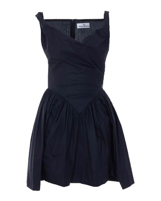 Vivienne Westwood Mini Sunday Dress in Blue | Lyst UK
