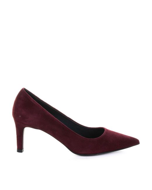 Furla Ribes -Colored Suede Dãcollete in Purple | Lyst UK