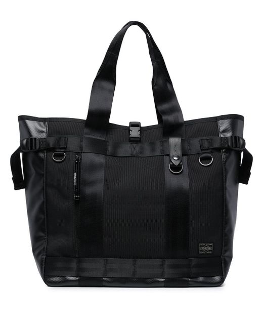 Porter-Yoshida and Co Panelled Slide-Buckled Tote Bag in Black for Men | Lyst UK