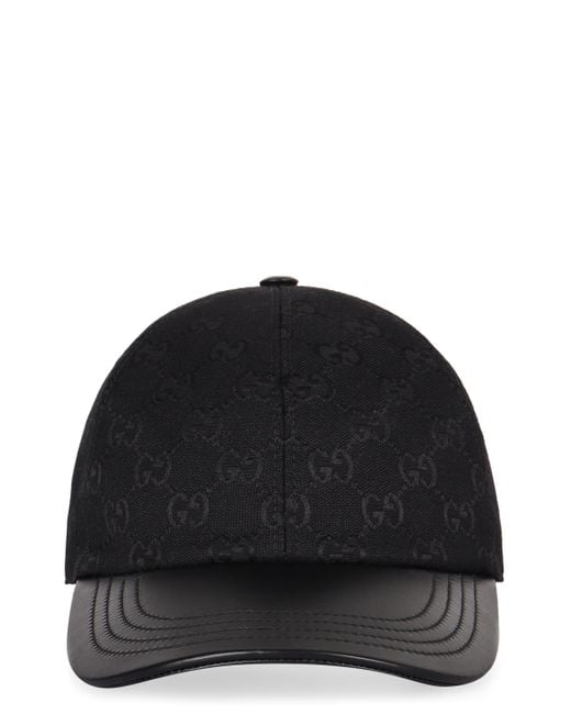 Gucci Gg Baseball Cap in Black | Lyst