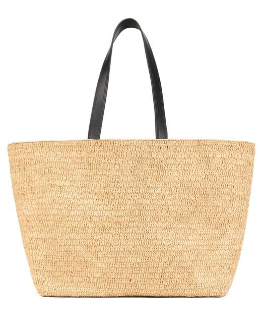 Ami Paris Tote Bag Ami De Coeur in Natural | Lyst