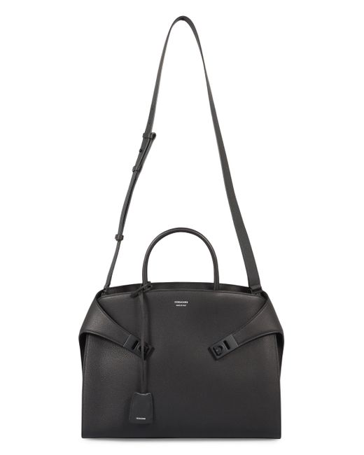 Ferragamo Hug Leather Work Bag in Black for Men | Lyst