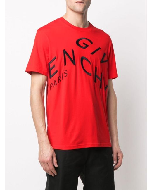 Givenchy Refracted Embroidered Logo Oversized T-Shirt for Men | Lyst