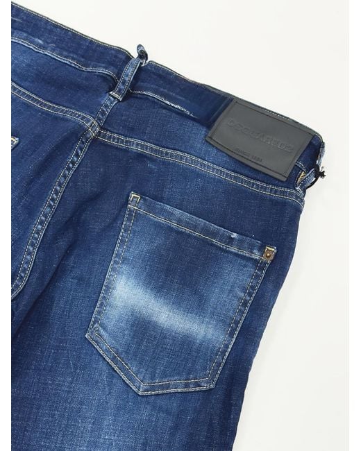 DSquared² Badge Cool Guy Jeans in Blue for Men | Lyst UK