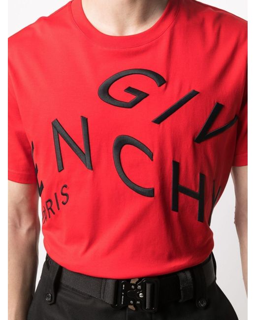 Givenchy Refracted Embroidered Logo Oversized T-Shirt for Men | Lyst