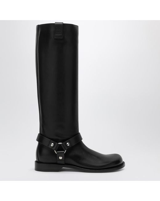 Loewe High Biker Boot in Black | Lyst