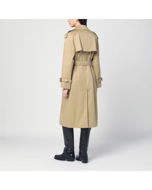 Burberry Trench Castleford Long in Natural | Lyst
