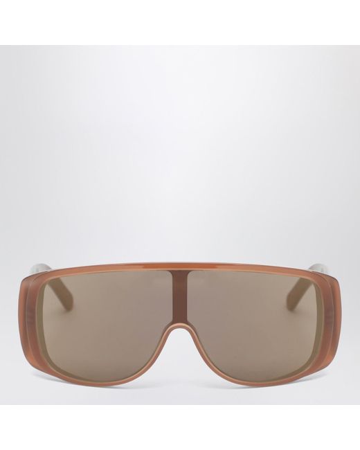 Retrosuperfuture Mask Sunglasses in Brown for Men | Lyst UK