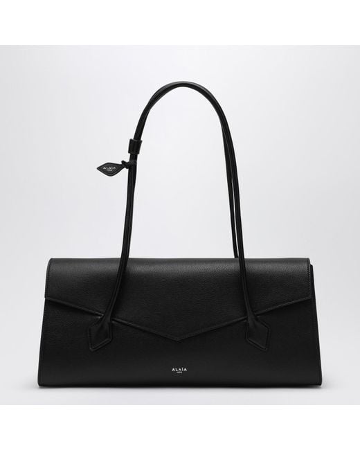 Alaïa Le Teckel Tote Bag With Flap in Black | Lyst