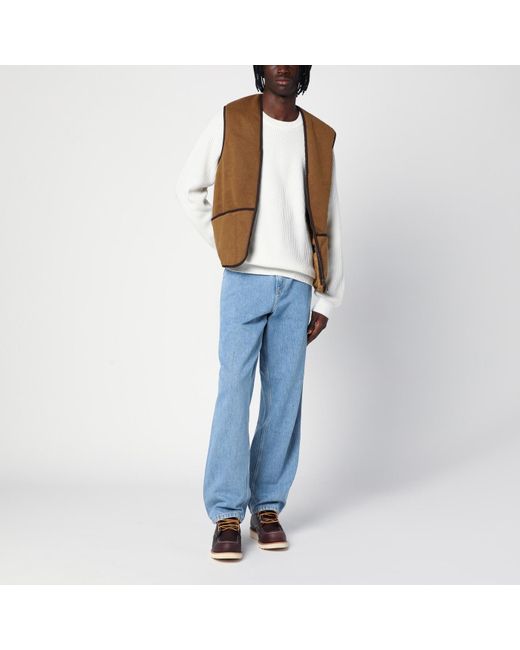 Barbour Zipped Waistcoat in Brown for Men | Lyst