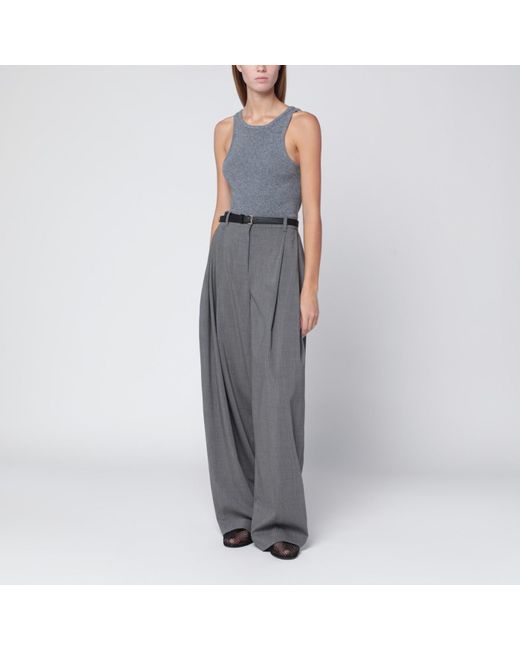 Almada Label Luna Top in Grey | Lyst UK