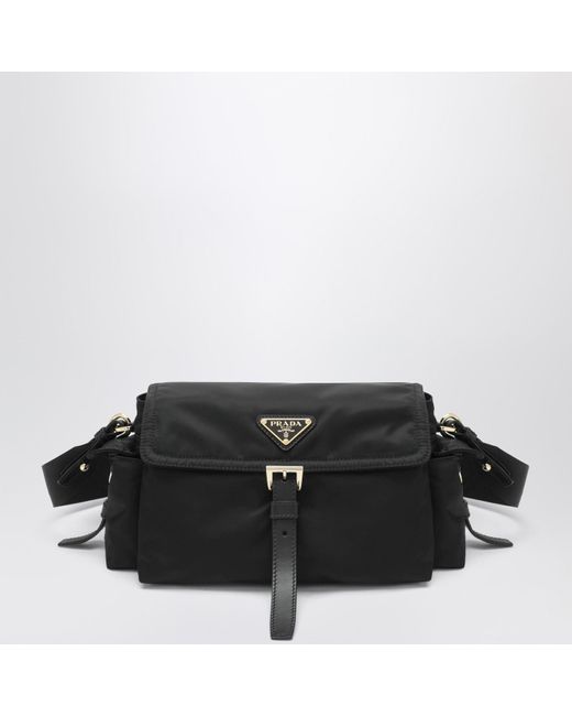 Prada Explore Medium Re-Nylon Bag in Black | Lyst UK