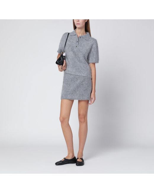Almada Label Maika Polo in Gray | Lyst