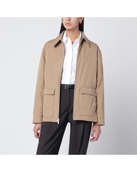 The Row Sand-Colored Aurelius Jacket in Natural | Lyst UK