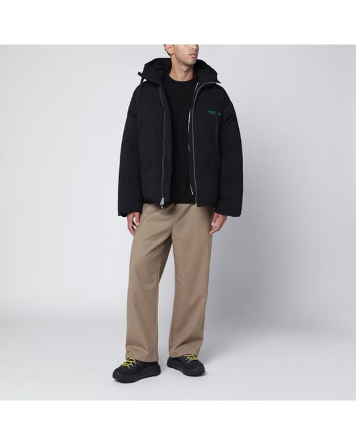 OAMC Peacemaker Puffer Jacket With Logo Embroidery in Black for Men ...