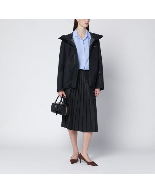 Prada Technical Canvas Jacket in Black | Lyst UK
