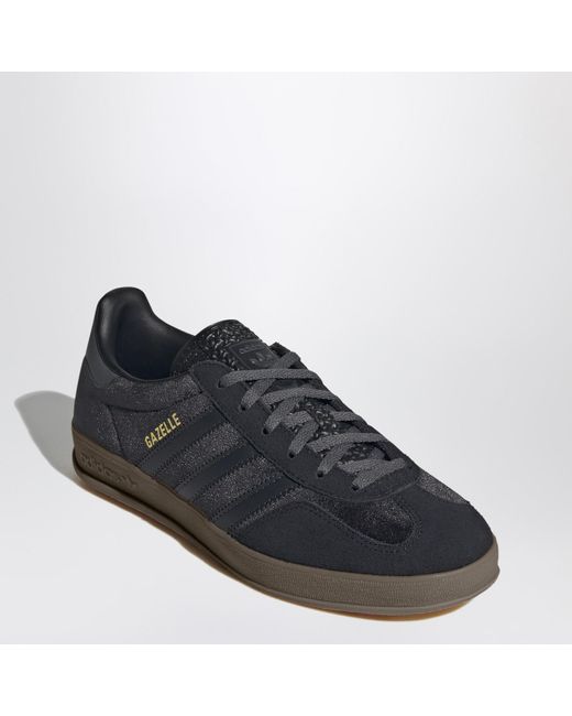adidas Originals Gazelle Indoor Velvet Sneaker in Blue | Lyst